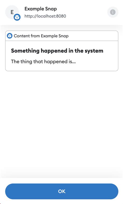 Dialogs Metamask Developer Documentation