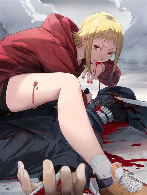 Katana Man And Sawatari Akane Chainsaw Man Drawn By Ikanyoikanikan Danbooru