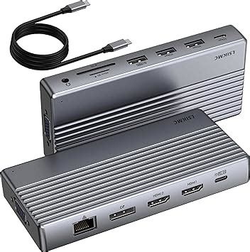 Amazon Com Docking Station USB C Docking Station In Support Dual Triple Display With