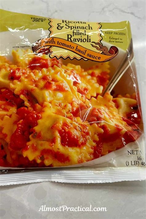 trader joe s ricotta and spinach filled ravioli review
