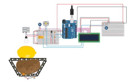 Circuit Design Automatic Watering System Aws Tinkercad