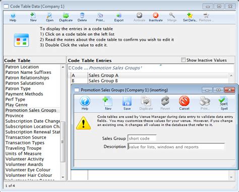 Promotion Sales Groups Arts Management Systems