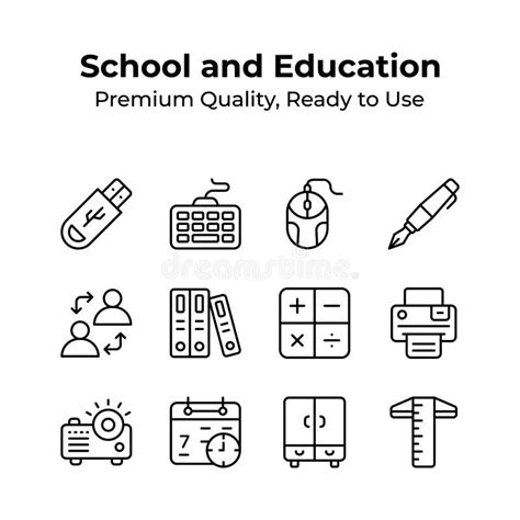 Tools For Modern Education Enhance Your Learning Experience Stock Vector Illustration Of