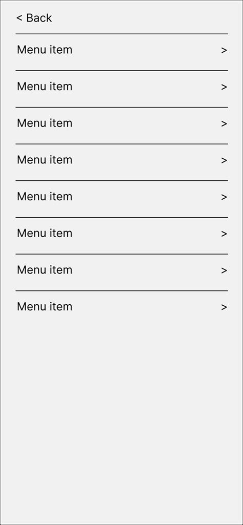Mobile Best Way To Design A Multilevel Hamburger Menu User Experience Stack Exchange