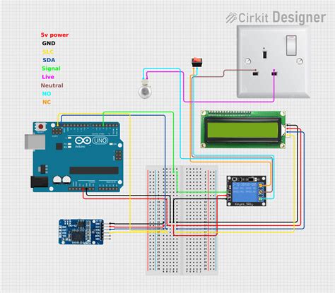 Arduino Uno Controlled Relay Switch With Lcd Interface And Rtc