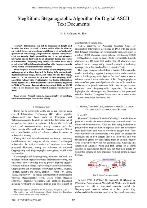 pdf steg rithm steganographic algorithm for digital ascii text documents