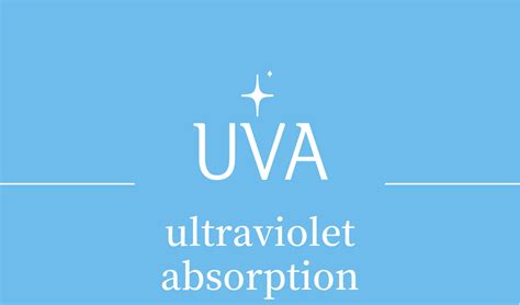 Uvaultraviolet Absorption피부에 미치는 영향uva로부터 보호할 수 있는 제품uva Uvb
