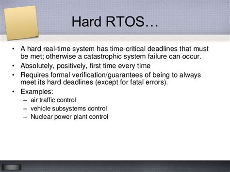 Real Time Operating System