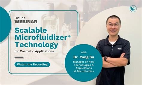 Microfluidics International Corporation On Linkedin Scalable Technology For Cosmetic Manufacturing