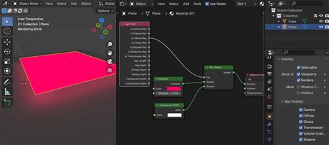 Cycles Render Engine How Is Ray Visibility Diffuse Different From