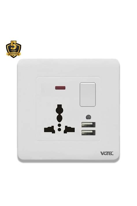 3 Pin 2 USB Socket Convenient And Versatile
