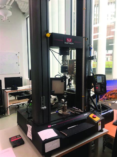 Instron 5969 Dual Column Testing System With Material Glycolon In Vise Download Scientific