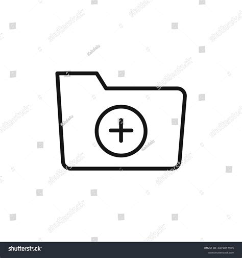 create new folder icon ideal digital stock vector royalty free 2479857955 shutterstock