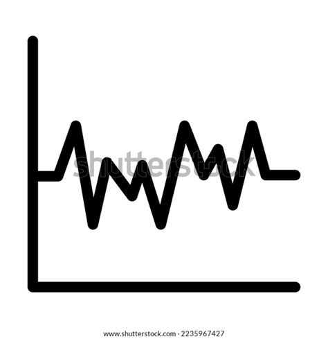 Wave Chart Vector Line Icon Design Stock Vector Royalty Free Wave Chart Vector Line Icon Design Stock Vector Royalty Free