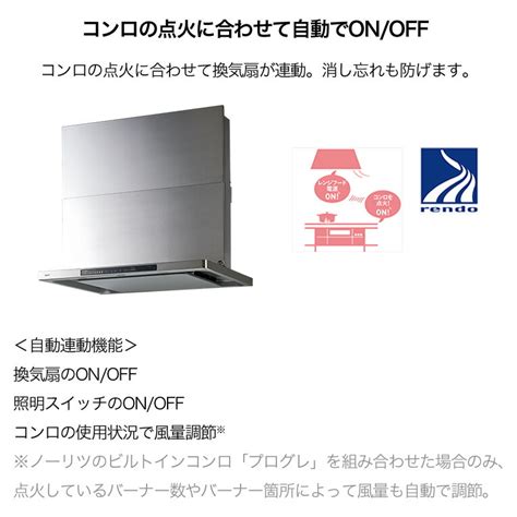 【楽天市場】 7月20日限定！最大100％ポイントバック！※要エントリー／ノーリツ レンジフード Curara Touch クララタッチ