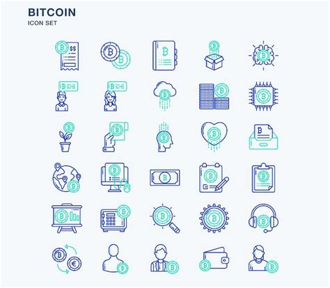 Premium Vector Bitcoin And Cryptocurrency Vector Icons