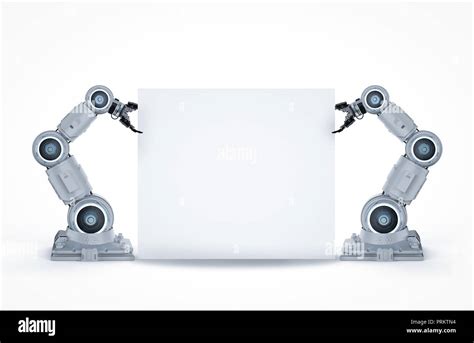 D Robotic Arm Blank Board Hi Res Stock Photography And Images Alamy