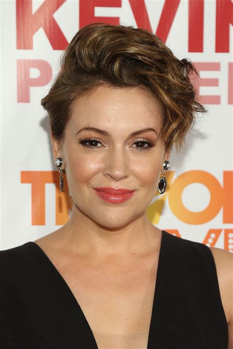 Alyssa Milano Attends The Trevorlive New York Event At Marriott Marquis Times Square On