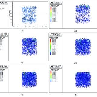 Skeleton Particle Force Chain Visualization Of Compaction Molding A