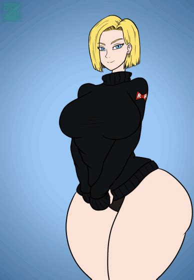 Rule 34 Alternate Breast Size Android 18 Animated Big Ass Big Breasts Blush Breast Expansion