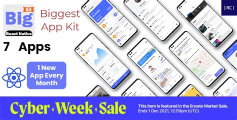 bigkit biggest react native app template kit 7 code market