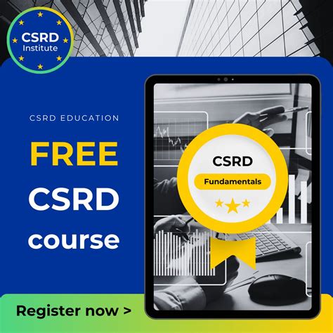 Learn About The Csrd In Our Free Course Csrd Institute Posted On The
