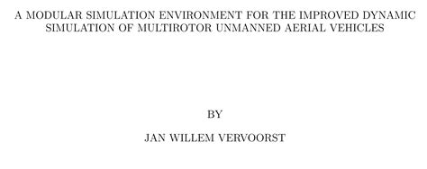 【uav】改进的多旋翼无人机动态模拟的模块化仿真环境（matlab、simulink实现） csdn博客