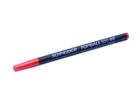 New Schneider Topball 850 05 / 811 European Euro Size Red Rollerball ...