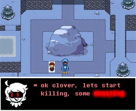 Ok Clover Lets Start Killing Some Monsters R Undertaleyellow