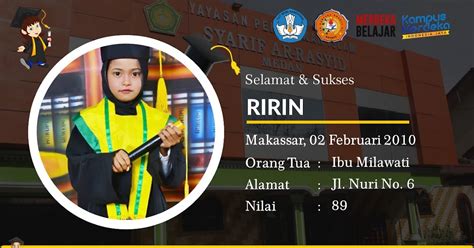 Template Gratis Slide Animasi Wisuda Tk Sd Smp Dengan Power Point 24 Pointer Tivi