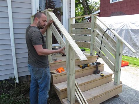 DIY Front Porch Railings Merrypad Diy Exterior Stairs Porch Handrails Diy Exterior