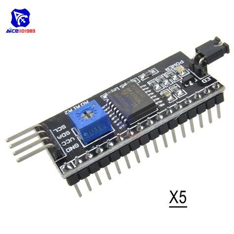 5pcs lot pcf8574t iic i2c twi spi serial interface board module port