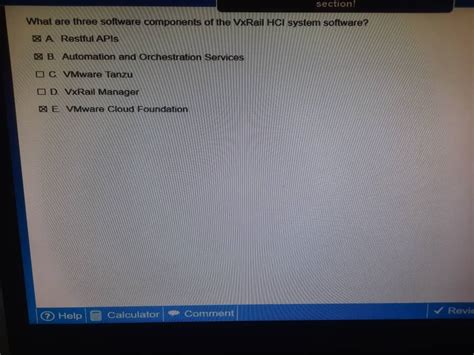 Solved What Are Three Software Components Of The Vxrail Hci