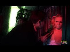 Two Busty Blonde Milfs With Big Tits And Wearing Sexy Lingerie Are Having Anal Sex With A Man