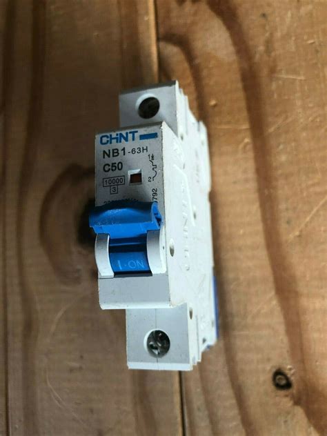 Chint 50 Amp Type C C50 1 Single Pole 6ka Mcb Circuit Breaker Mcb Nb1 Pro Breakers