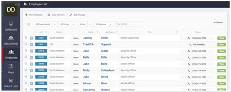 Viewing And Creating Employees Tracktik Help Center