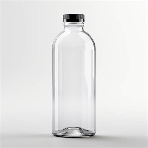 Premium Photo Clear Plastic Bottle With No Label
