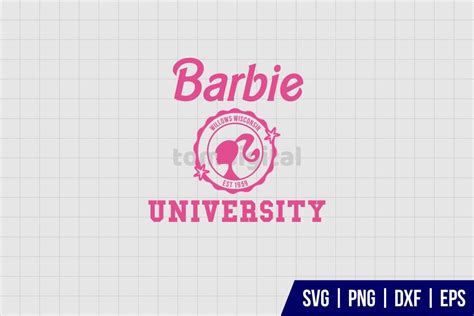 Property Of Barbi University Script Logo Svg Png  Clipa 48 Off