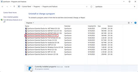 Installing Syncfusion Blazor Web Installer Syncfusion