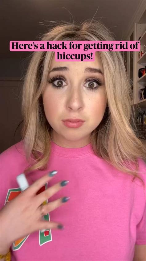 Heres A Hack For Getting Rid Of Hiccups Girl Tips Get Rid Of