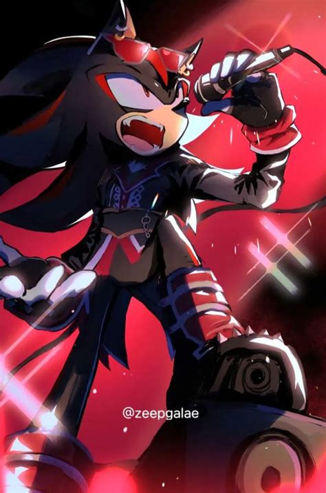Idol Shadow The Hedgehog