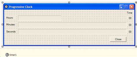Visual Basic Net Examples Progressive Clock