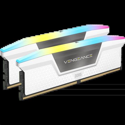 Vengeance® Rgb 32gb 2x16gb Ddr5 Dram 6000mhz C36 Memory Kit — White