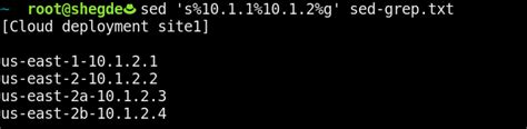 manipulating text with sed and grep