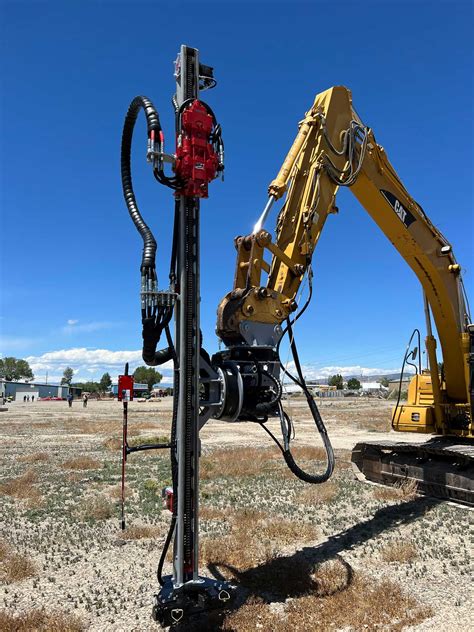 Mme Lightweight Excavator Drill Attachment Western Equipment Solutions