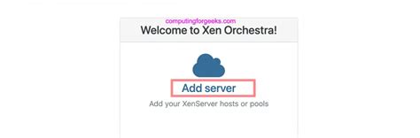 how to install xen orchestra on ubuntu debian computingforgeeks