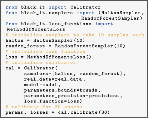 A Simple Black It Calibration Script Download Scientific Diagram