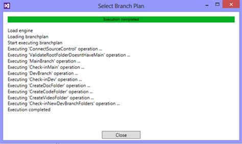 Quick Response Sample Visual Studio Extension To Support The ALM Rangers Branching And Merging