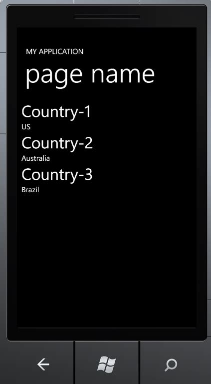 C How To Display Json Data In Windows Phone Stack Overflow