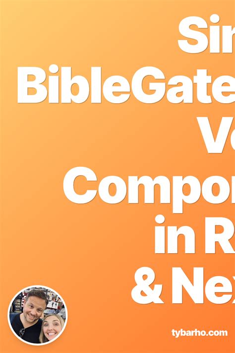 Simple Biblegateway Verse Component In React And Nextjs